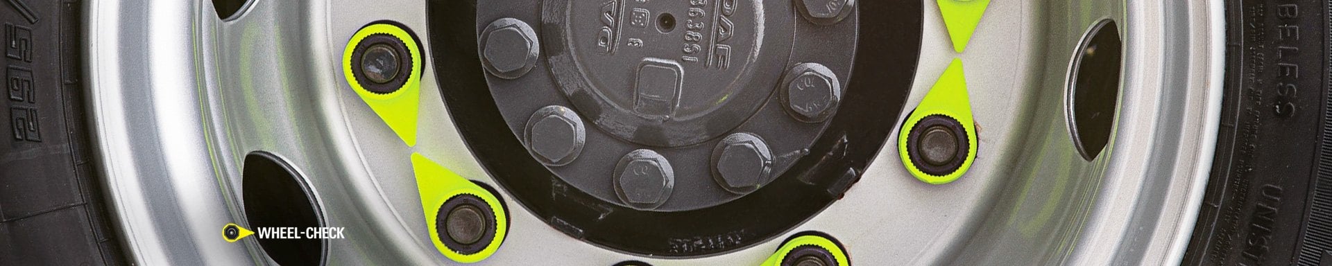 Wheel-Check™ - Green, Orange & Red Semi Truck Loose Wheel-Nut ...