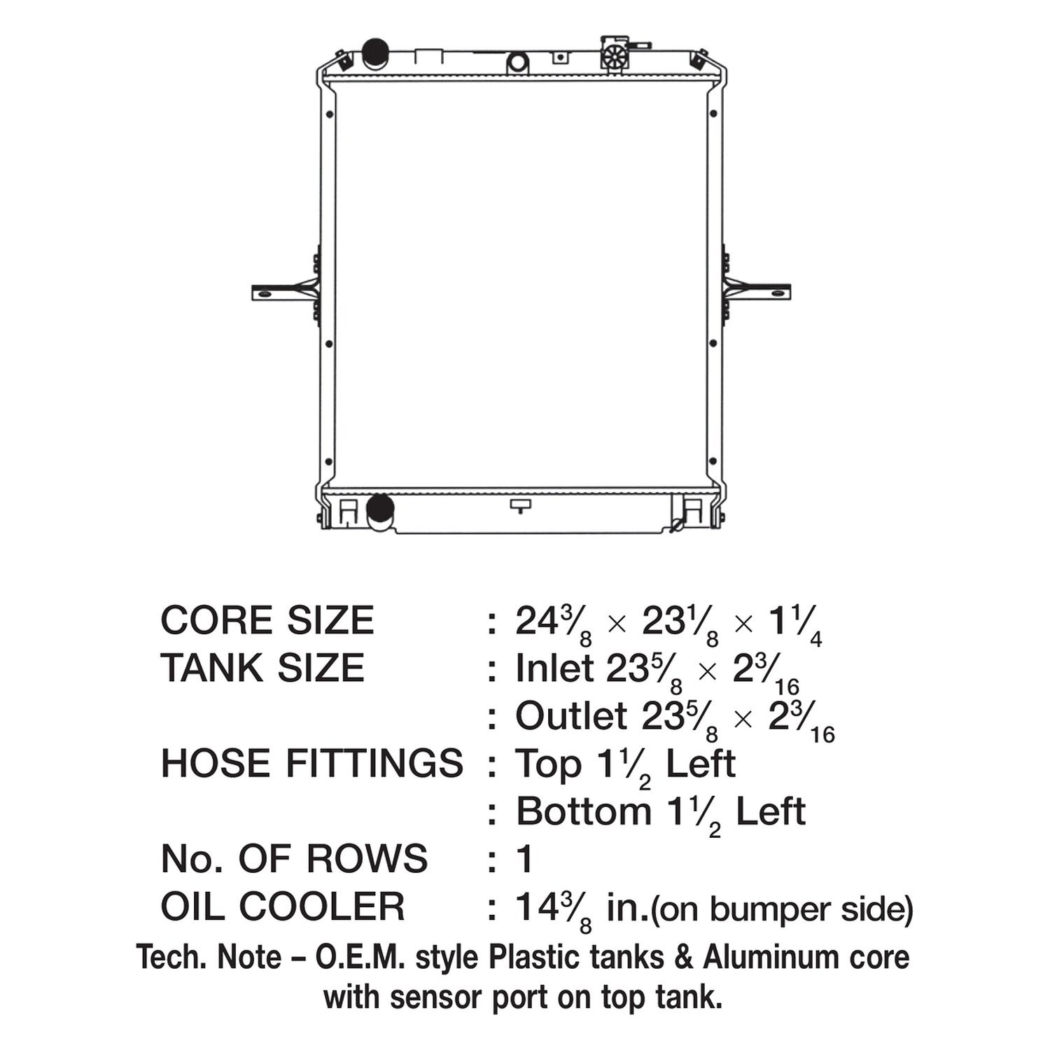 CSF® 3209 - Engine Coolant Radiator - TRUCKiD.com
