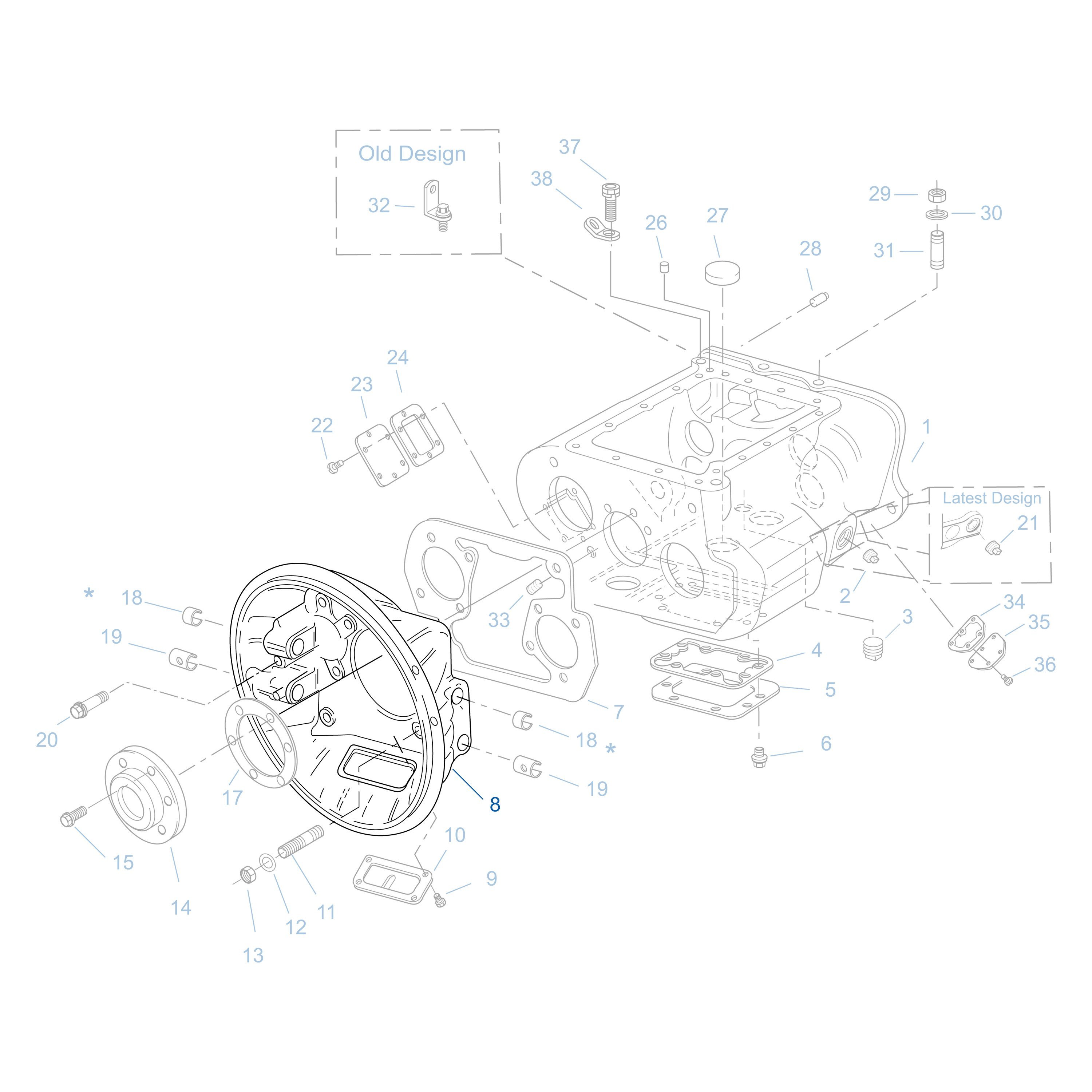 Fuller® A4772 - Clutch Housing Assembly - TRUCKiD.com