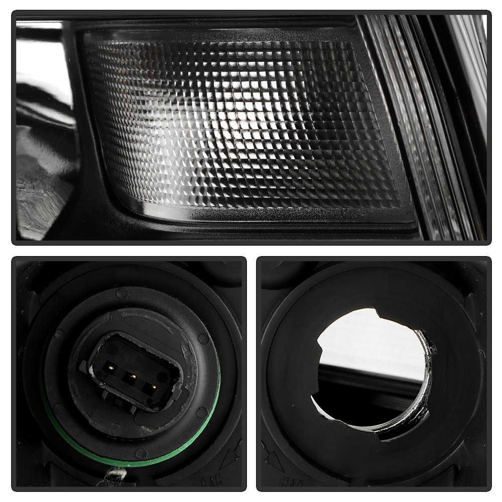 Spyder® HD-JH-JCOM22-LED-OE-R - Passenger Side Black Factory Style LED Headlight - TRUCKiD.com